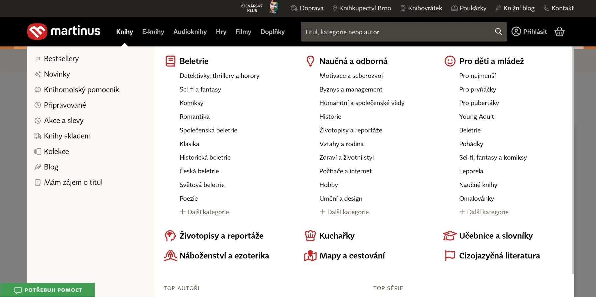 Martinus – knihy a knihkupectví - Rubrika.cz
