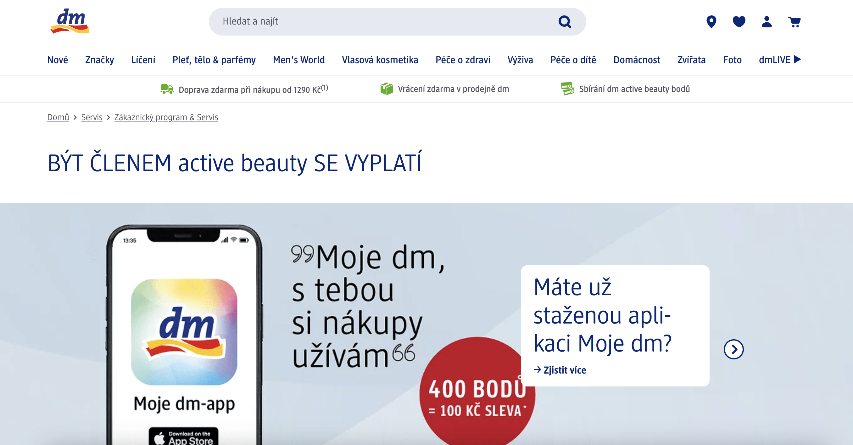 DM drogerie - eshop, registrace, sleva, prodejny - Rubrika.cz