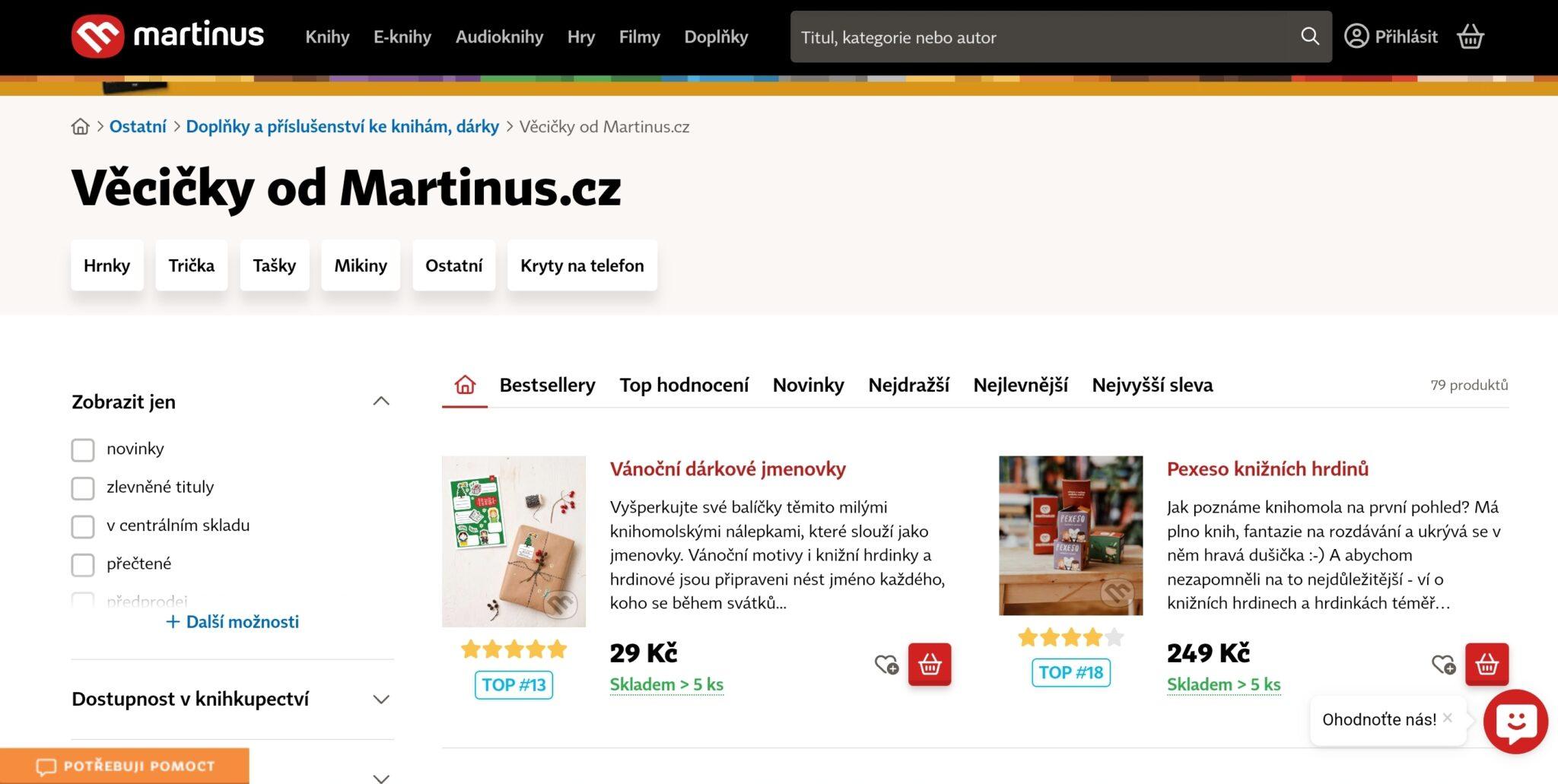 Martinus – knihy a knihkupectví - Rubrika.cz